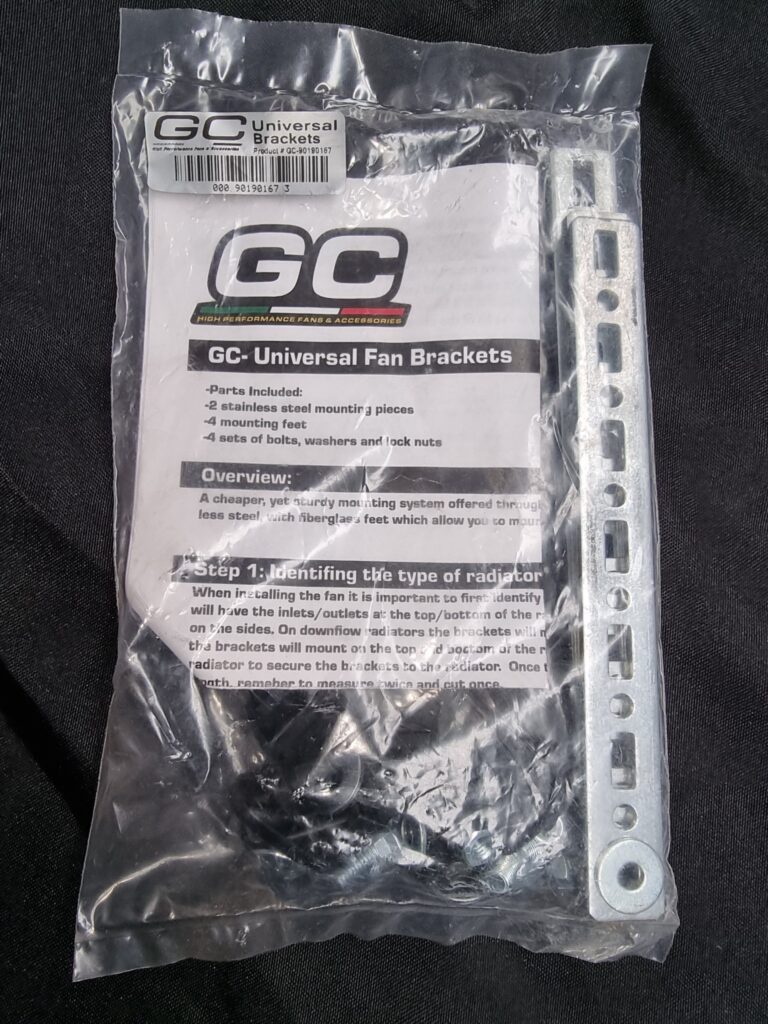 GC Cooling Universal Fan Bracket Kit GC-90190167 - Racemax Direct
