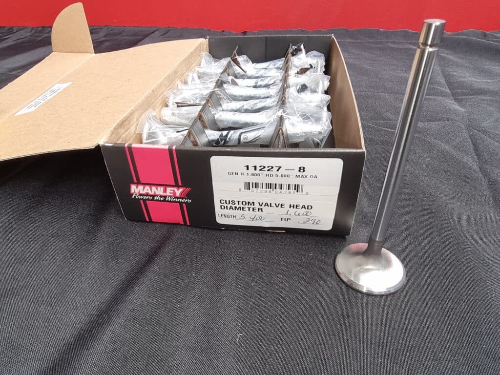 Manley 11227-8 -Custom SS Intake Valve Head Diameter 1.600 Length x 5. ...